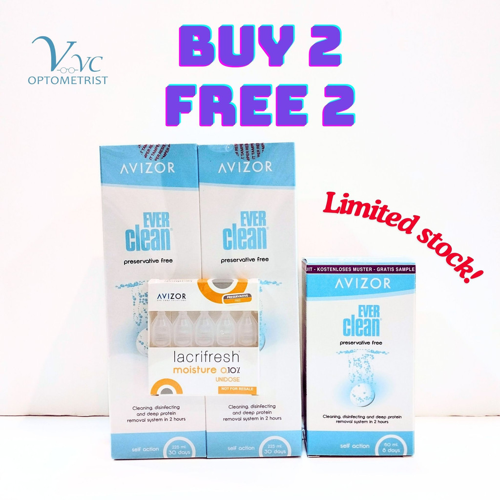Avizor Ever Clean (225ml x 2) TWIN PACK - Hydrogen Peroxide System ...