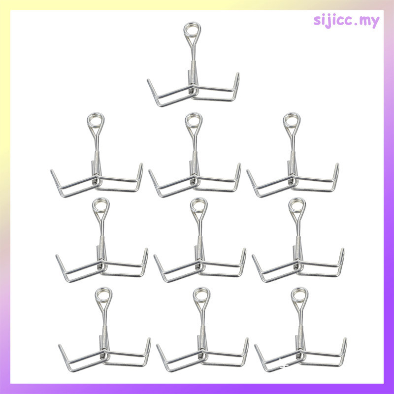10 Pcs Shut off Tube Clip Tubing Clamp Spring Water Stop Clamps Elastic ...
