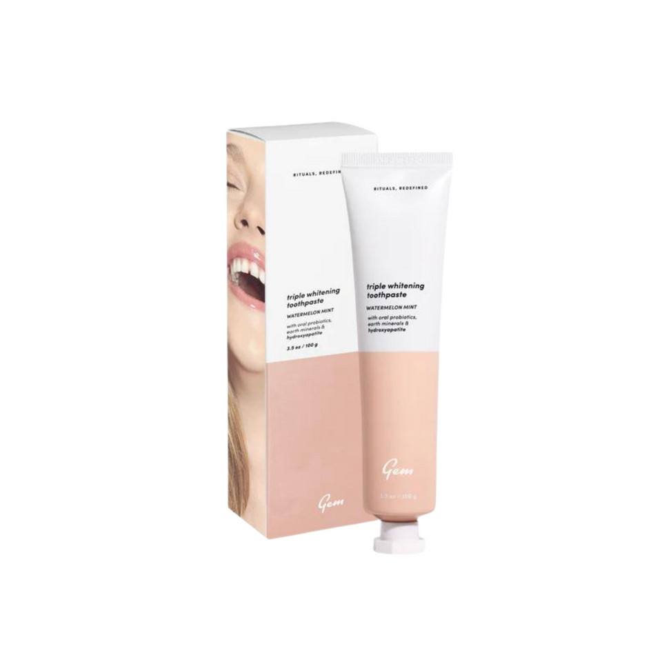 Gem Triple Whitening Toothpaste - Watermelon Mint | Shopee Malaysia