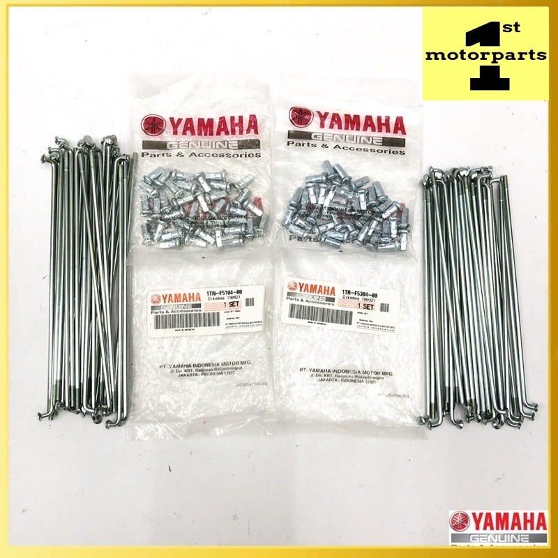 [100% ORI YAMAHA] RXZ LIDI DEPAN LIDI BELAKANG FRONT SPOKE REAR SPOKE ...
