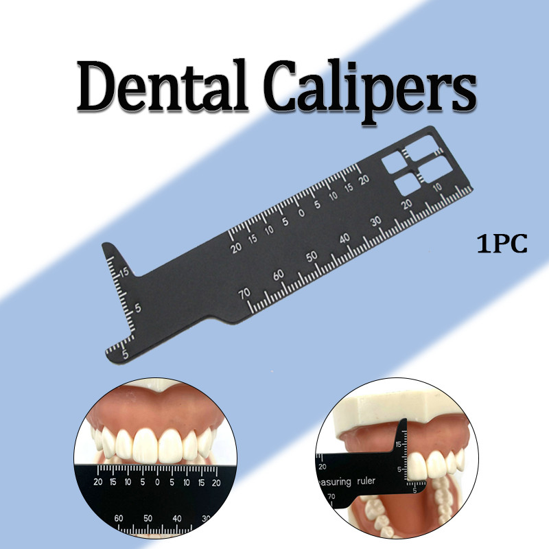 Dental Caliper Double-Sided Scale Measurement Vertical Measuring Ruler ...