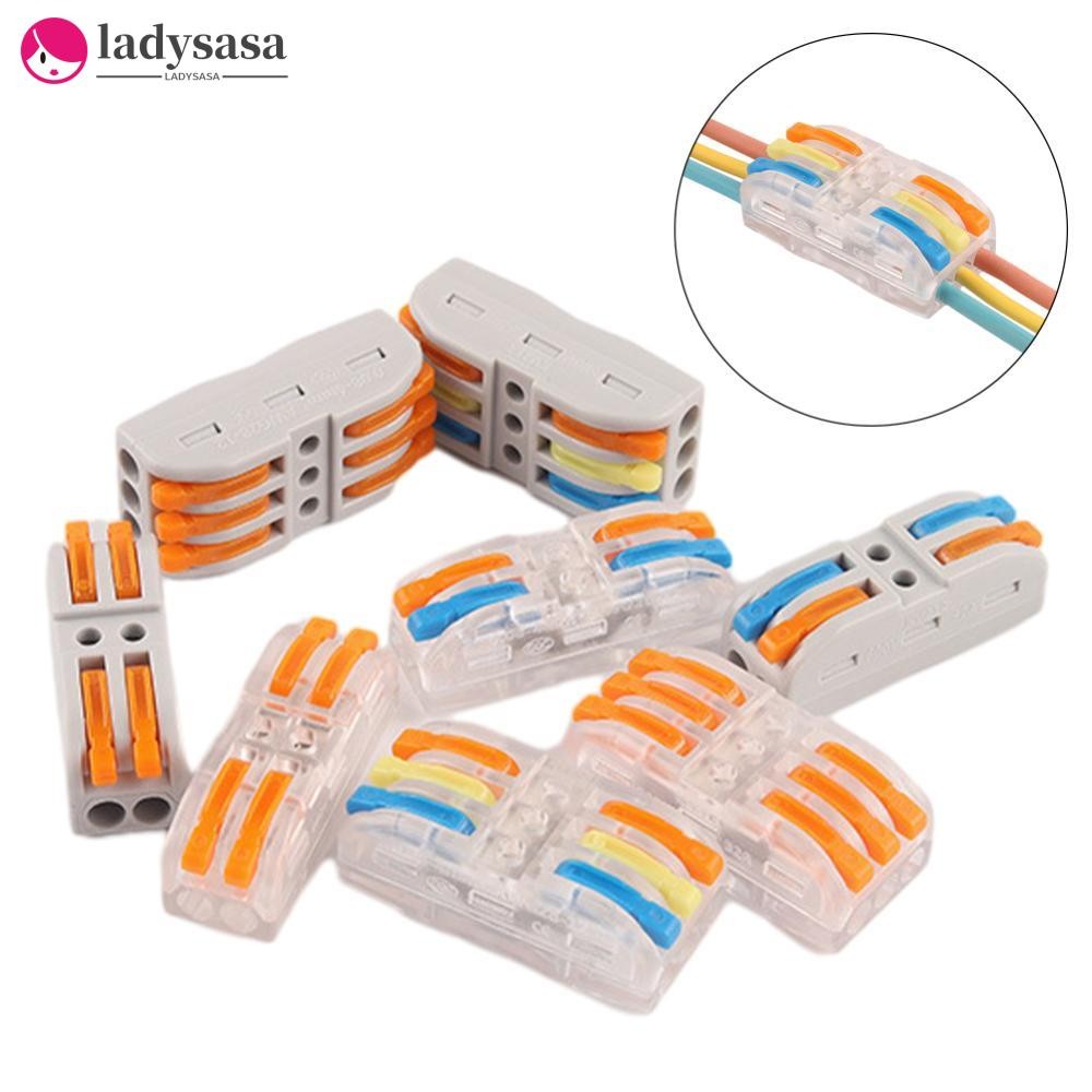 Ladysasa 5Pcs Universal Compact Wire Connector Splitter Quick ...