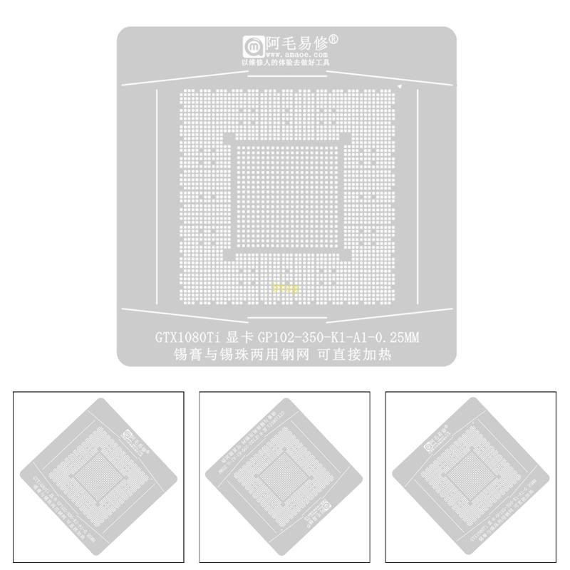 BT BGA Reballing Stencils GP102-350-K1-A1 Solder Steel Template for ...