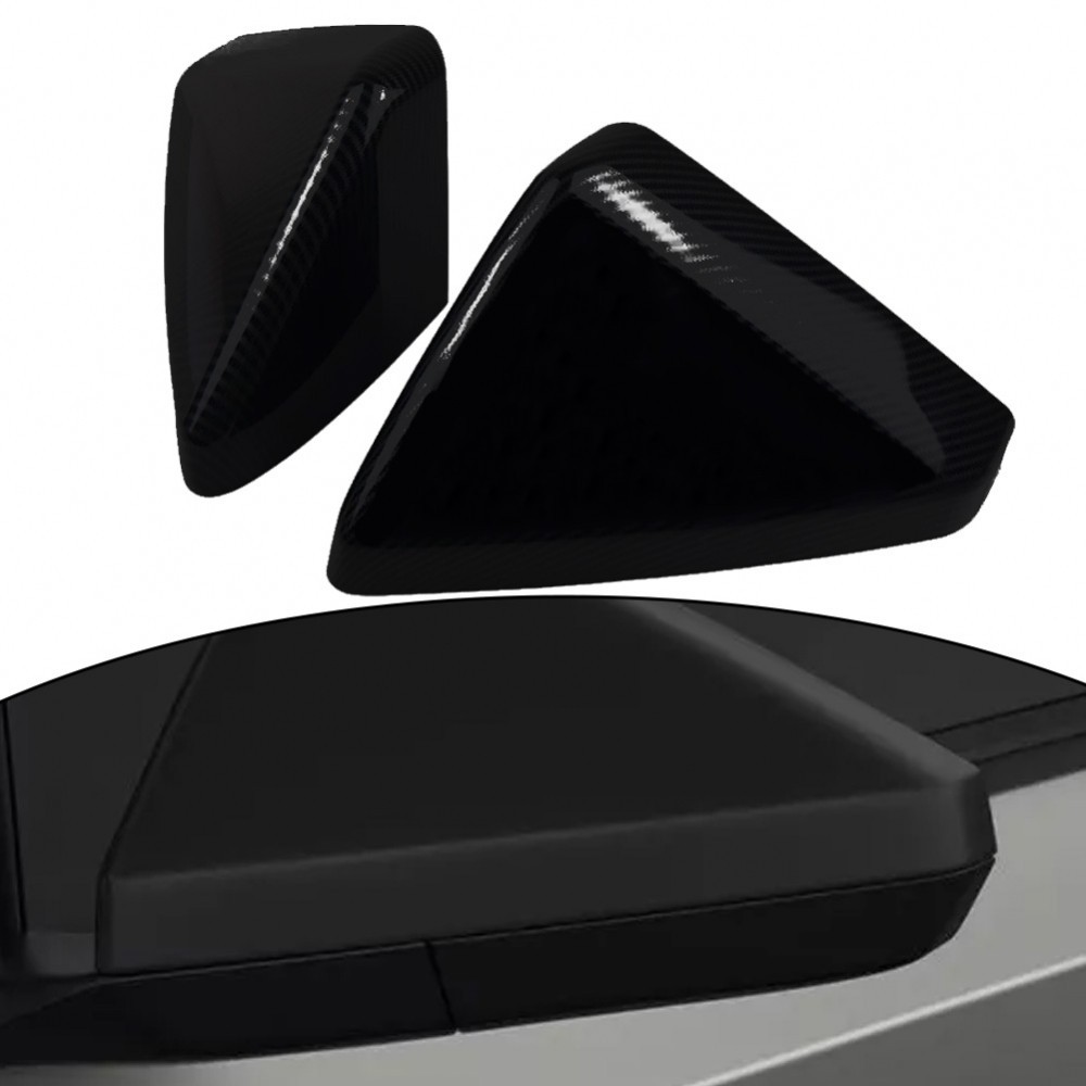 [KNWH-MY]Mirror Covers with Adhesive for Tesla For Cybertruck 2024 ...