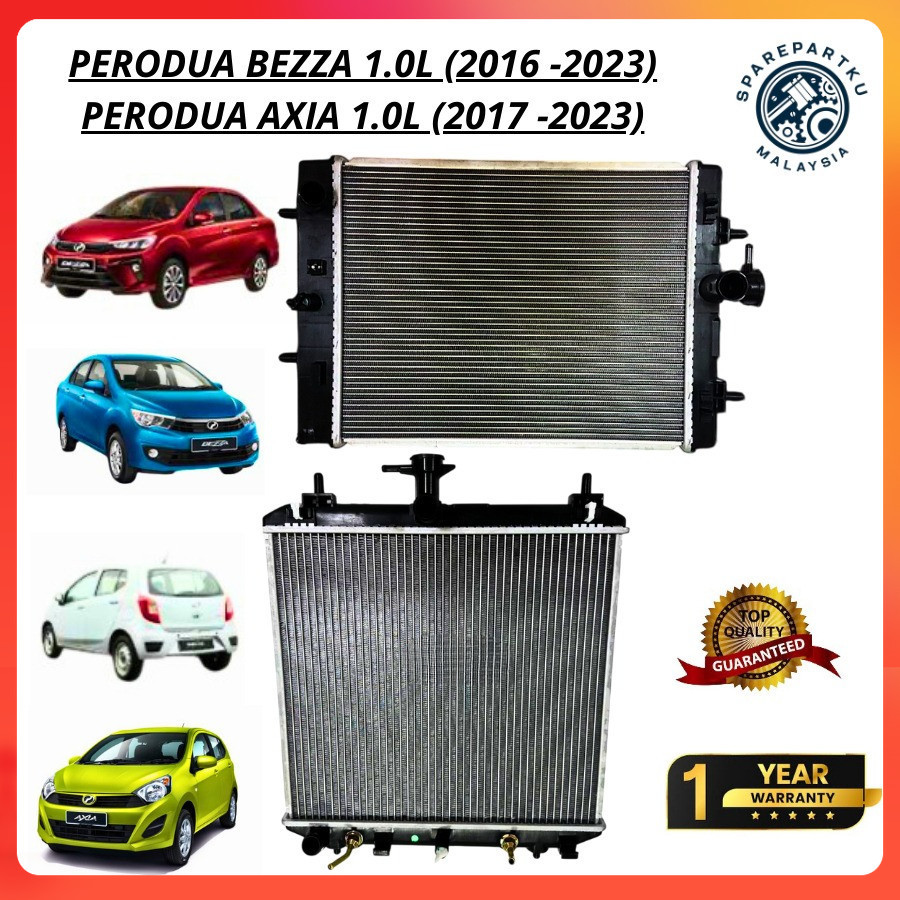 PERODUA AXIA BEZZA 1.0 (2016-2022) AUTO MANUAL RADIATOR TEBAL TANGKI ...