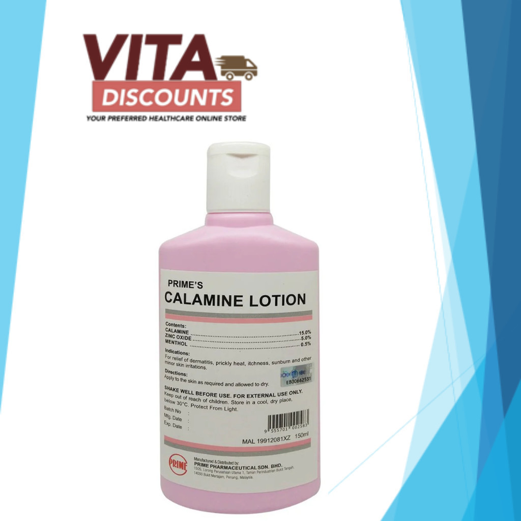 PRIME'S CALAMINE LOTION 150ML EXP06/2028 | Shopee Malaysia