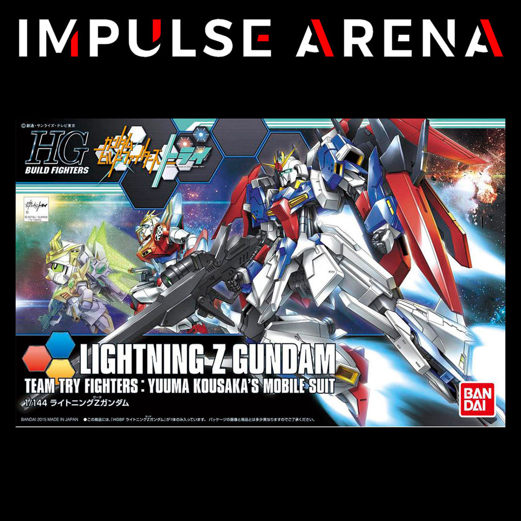 READY STOCK | BANDAI HG 1/144 Lightning Z Gundam Zeta Plastic Model Kit ...