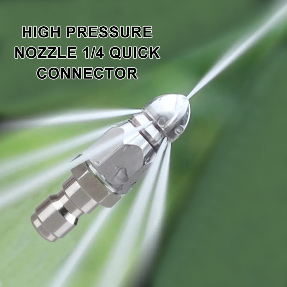 1PC High Pressure Water Jet Nozzle with 1/4 Quick Connector for Sewer ...