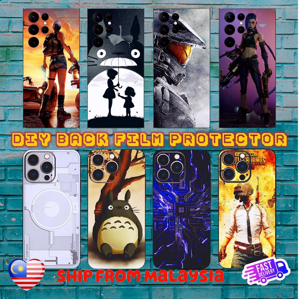 DIY Customized Print Mobile Phone Back Film Sticker Wrap For Samsung ...