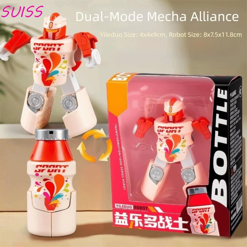 SUISS Transform Mech Model Toy, Fries 2 in 1 Dual Form Transform Robot ...