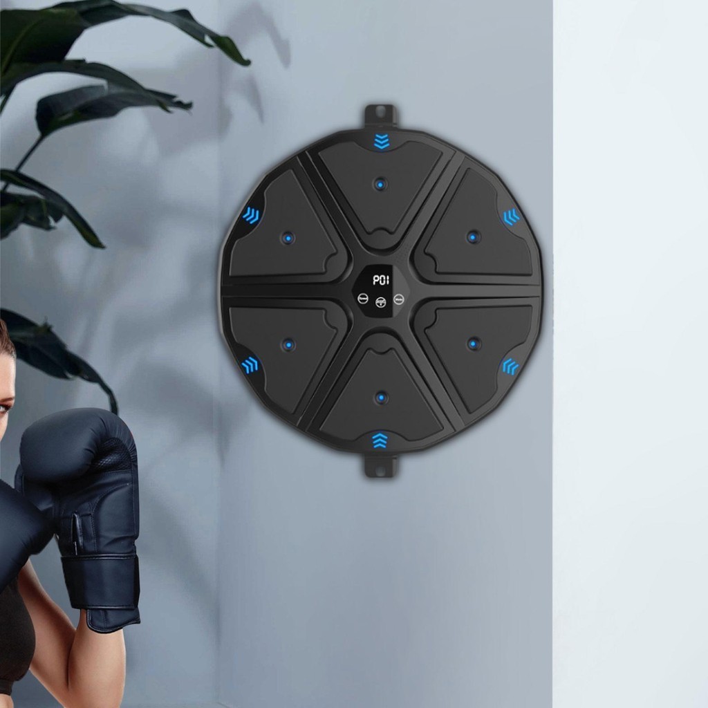 [ybwutrb] Electronic Boxing Machine Wall Mount Punching Pad Smart ...