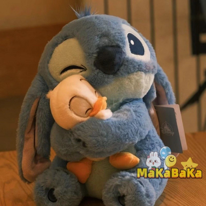 Stitch Donald Duck Hug Donald Duck Stitch Duck Holding Stitch Doll ...