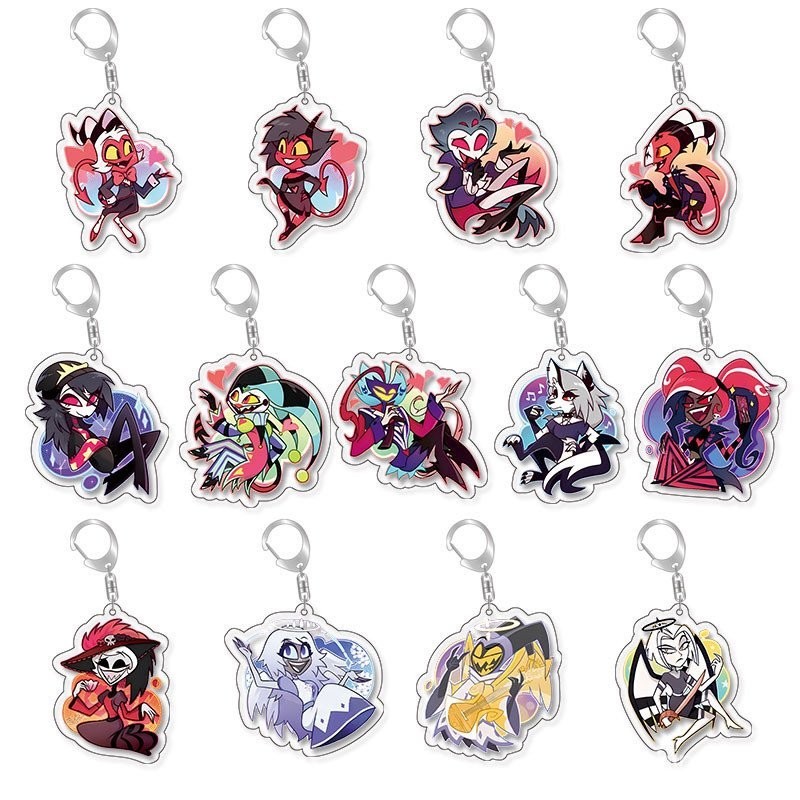【Customized】Hazbin Hotel Alastor Anime Surrounding Acrylic Keychain ...
