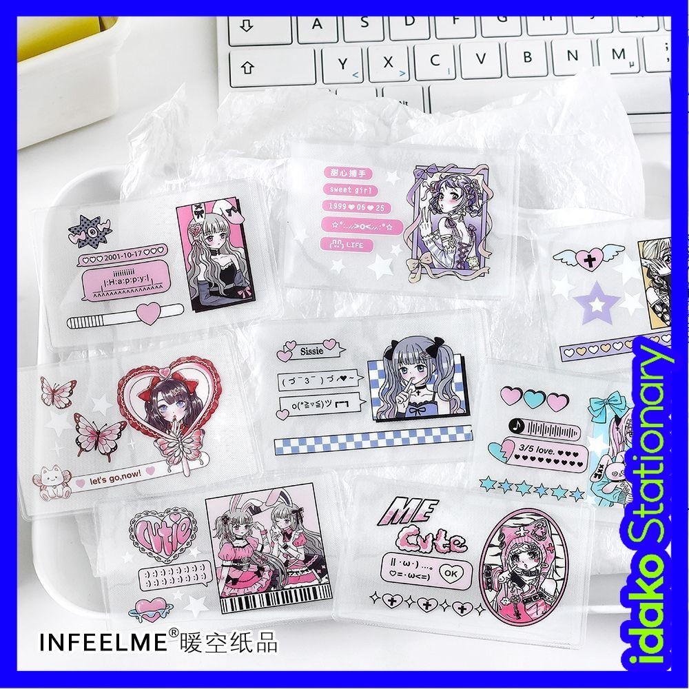 Idako [Outdoor Master Series] PVC Card Holder Korean Cute Cartoon ID ...