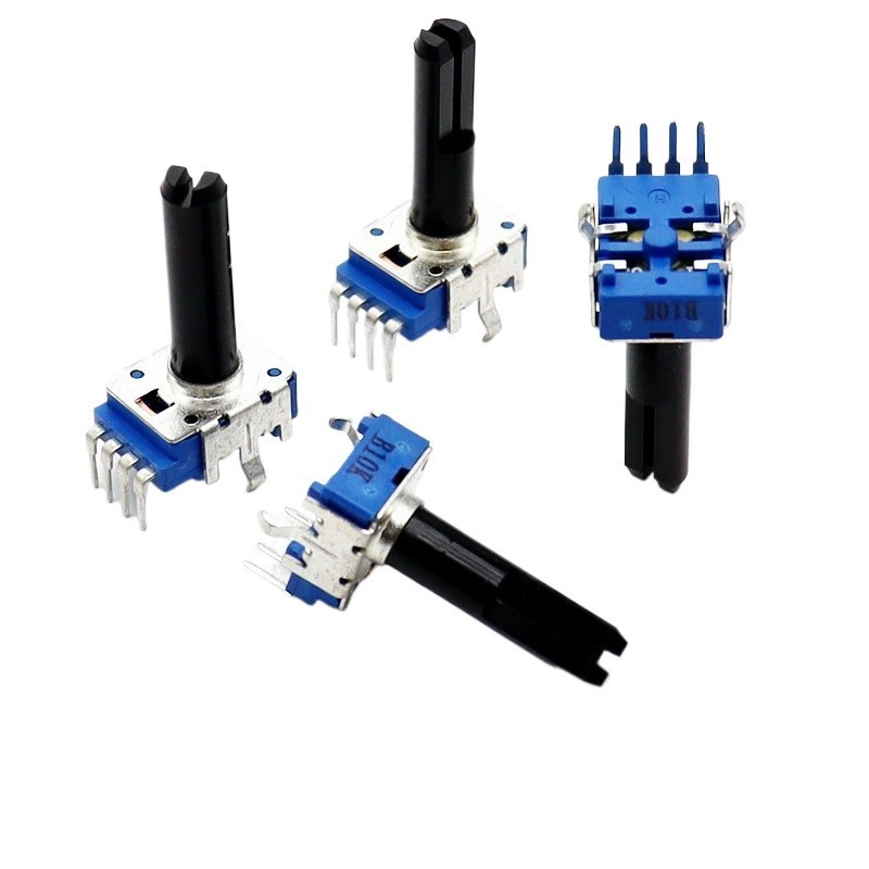Rk11k Type 4-Pin Single Potentiometer B10K Speed Regulator Switch Power ...