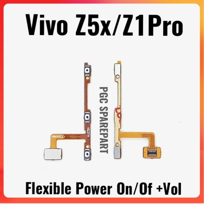 Original Flexible Vivo Z5X - Z1 Pro Power On Off Volume Connector | Shopee Malaysia