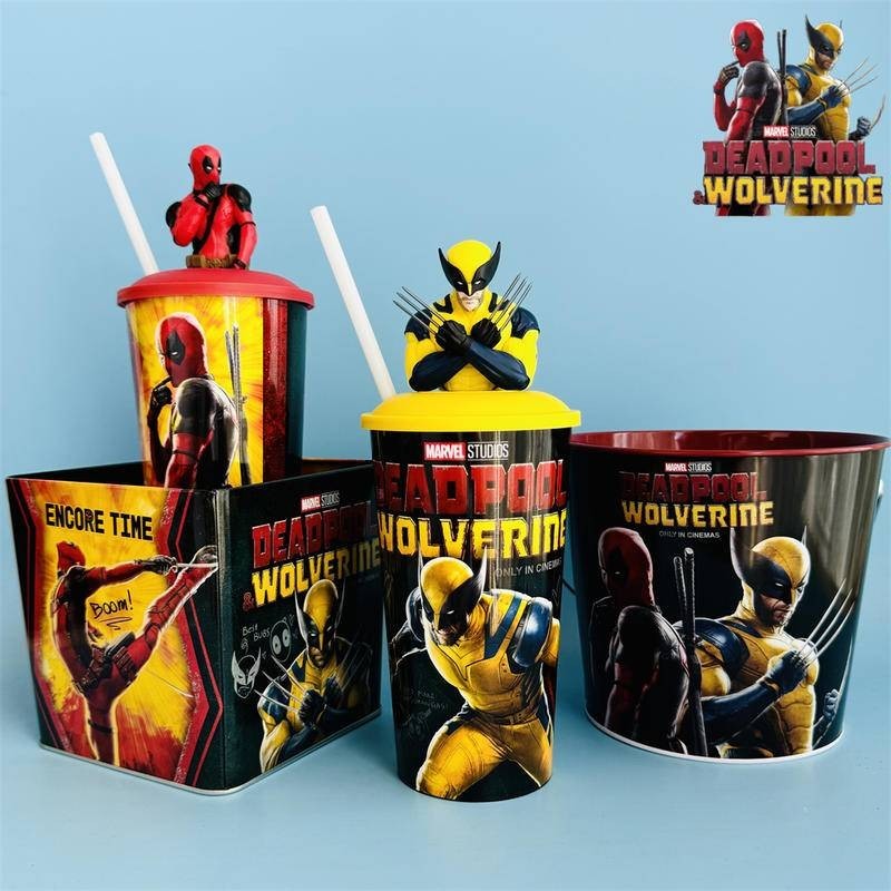 Deadpool & Wolverine Cinema peripheral water cup Popcorn bucket ...