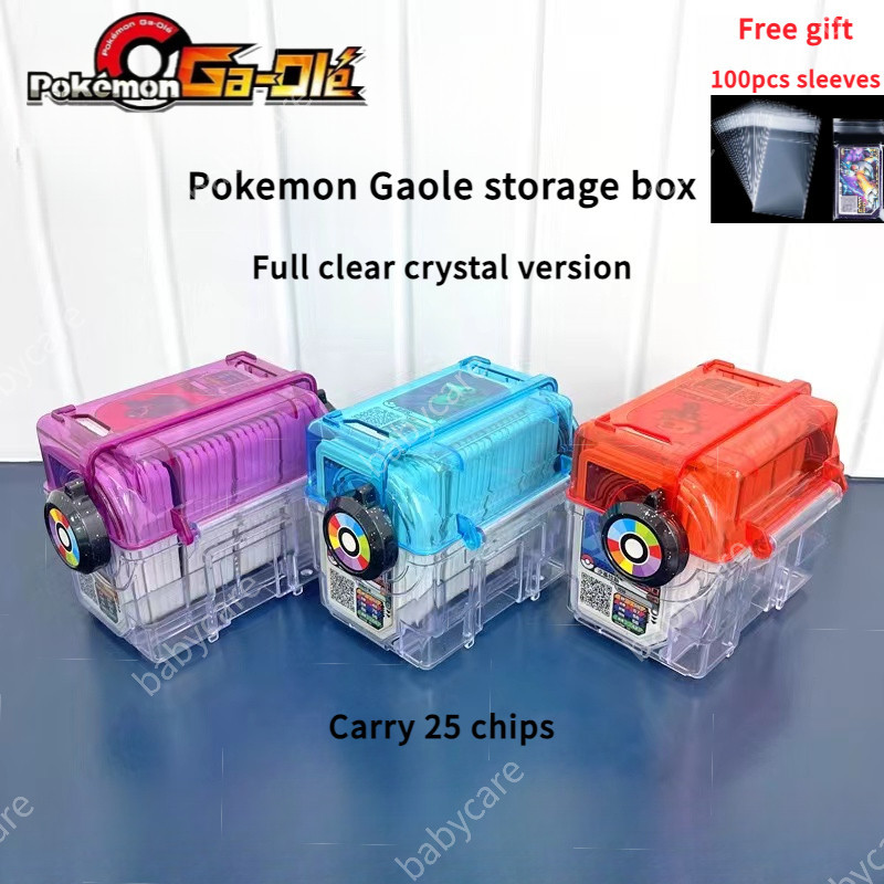 [Ready Stock] Pokemon gaole box pokemon disk holder Carries 96/25 New ...