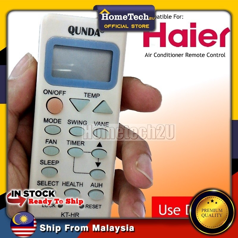 HAIER Air Conditioner Remote Control Compatible for HAIER Air ...