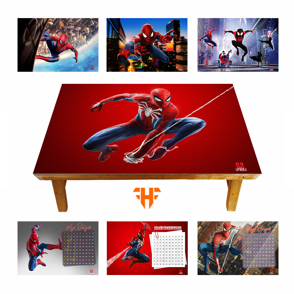 Spiderman Children's Study Table Folding Character | Shopee Malaysia