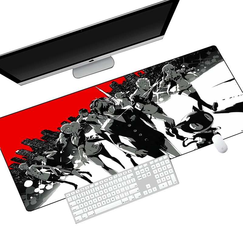 Persona 5 Pc Accessories Large Anime Mouse Pad Gamer Rubber Mat Deskmat ...
