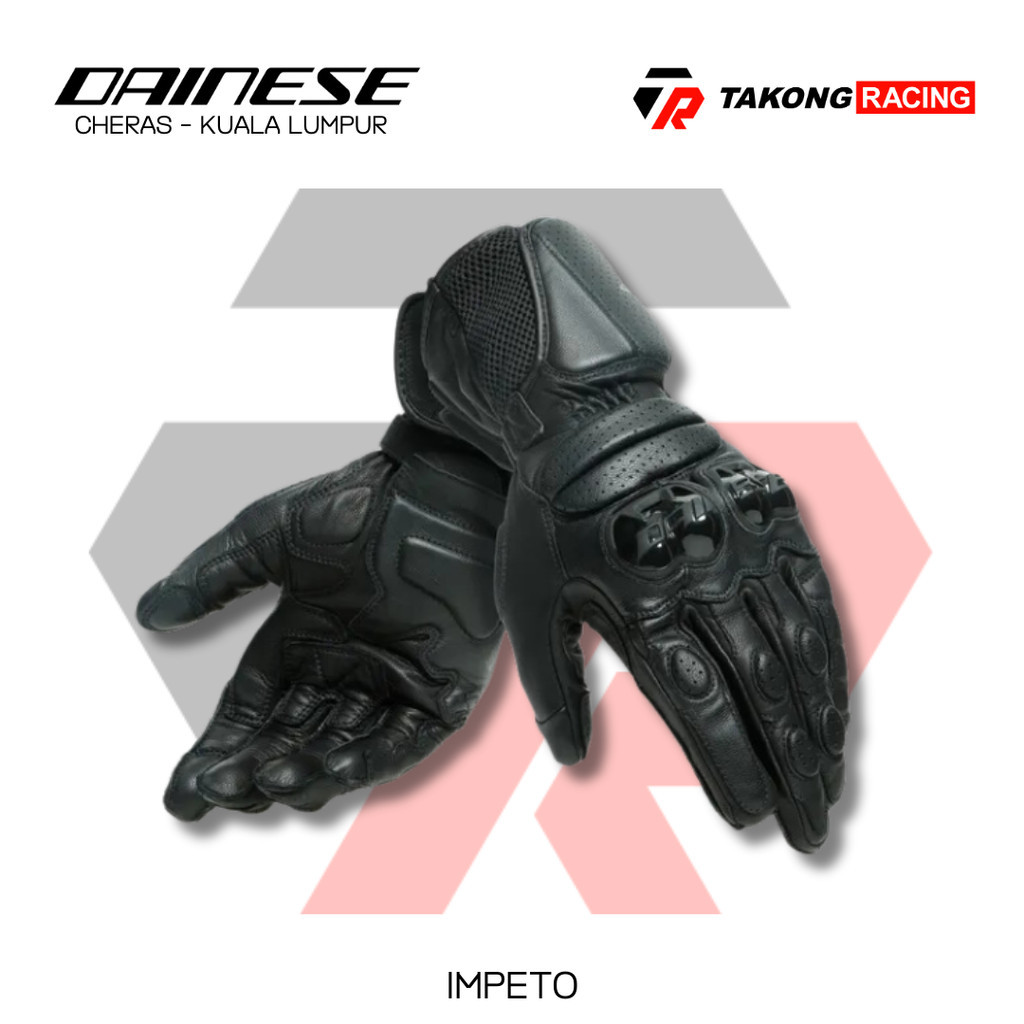 Dainese Impeto Leather Gloves | Shopee Malaysia
