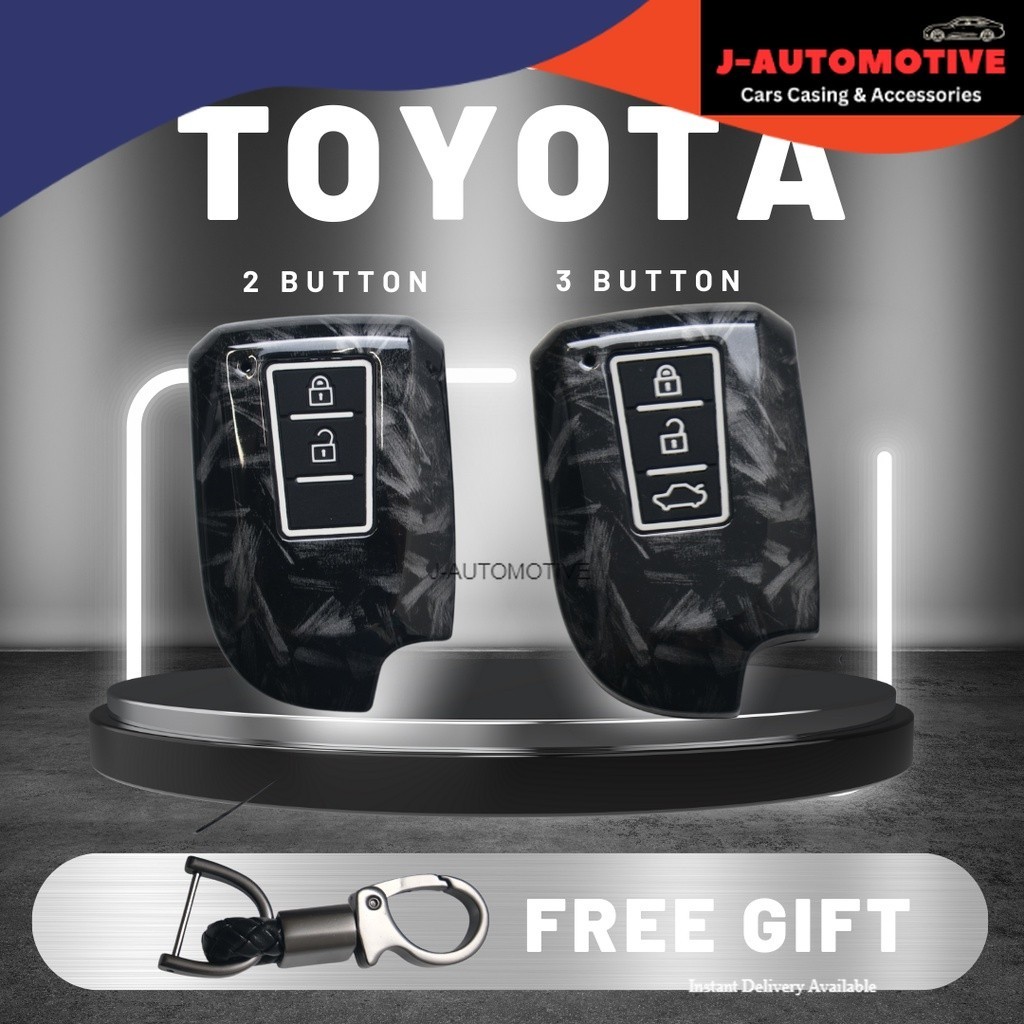 Toyota Vios / Yaris Car Key Case Key Cover Casing Keyless Remote Car ...