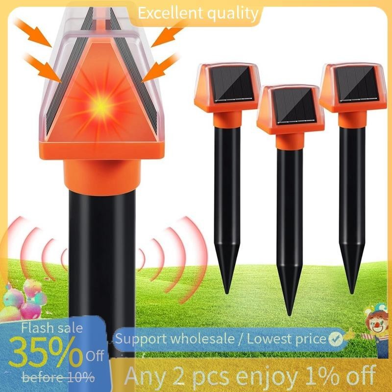 Solar Mole Repellent, Ultrasonic & Solar Powered Mouse Repellent ...
