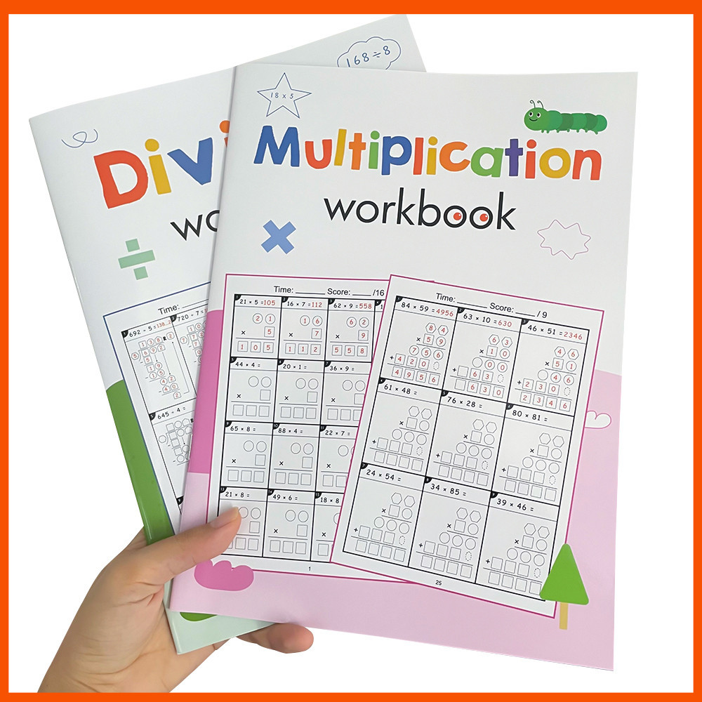 Multiplication & Division workbook Multiply with 2-Digit Numbers Math ...