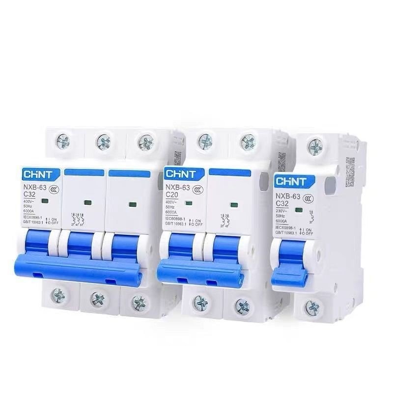 CHNT NXB-63 1P/2P/3P/4P Mini Circuit Breaker 6A 10A 16A 20A 25A 32A 40A 50A 63A RCBO Residual ...