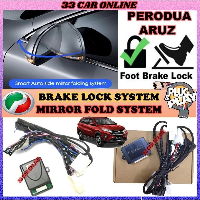 PERODUA ARUZ Door Auto Brake Lock system and Side Mirror Auto Folding ...