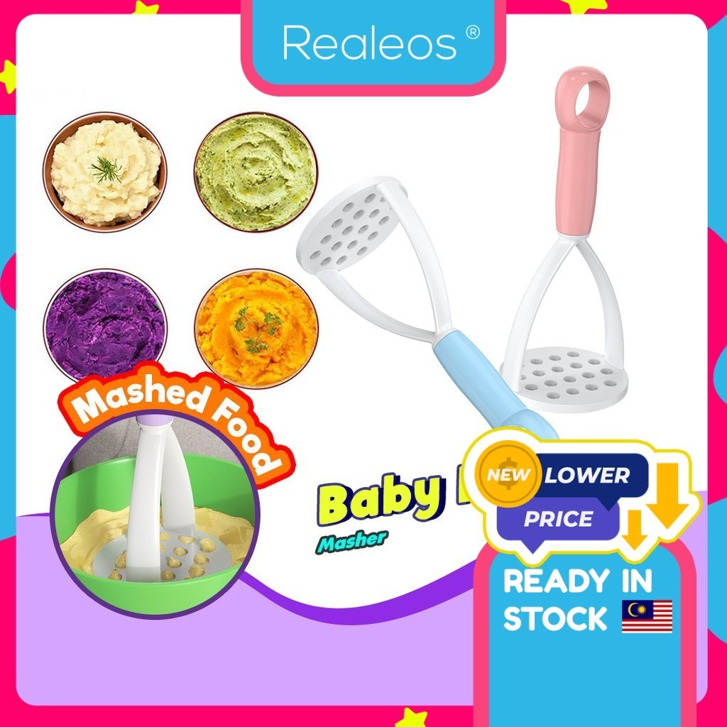 Realeos Baby Food Mash & Serve Bowl Fruits Steamed Vegetable Fruit ...