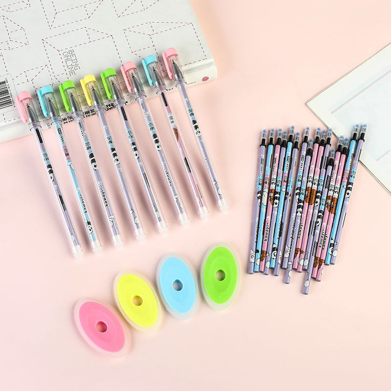 Friction Easy Erasable Erasable Pen Gel Pen Black Blue Student Pen ...