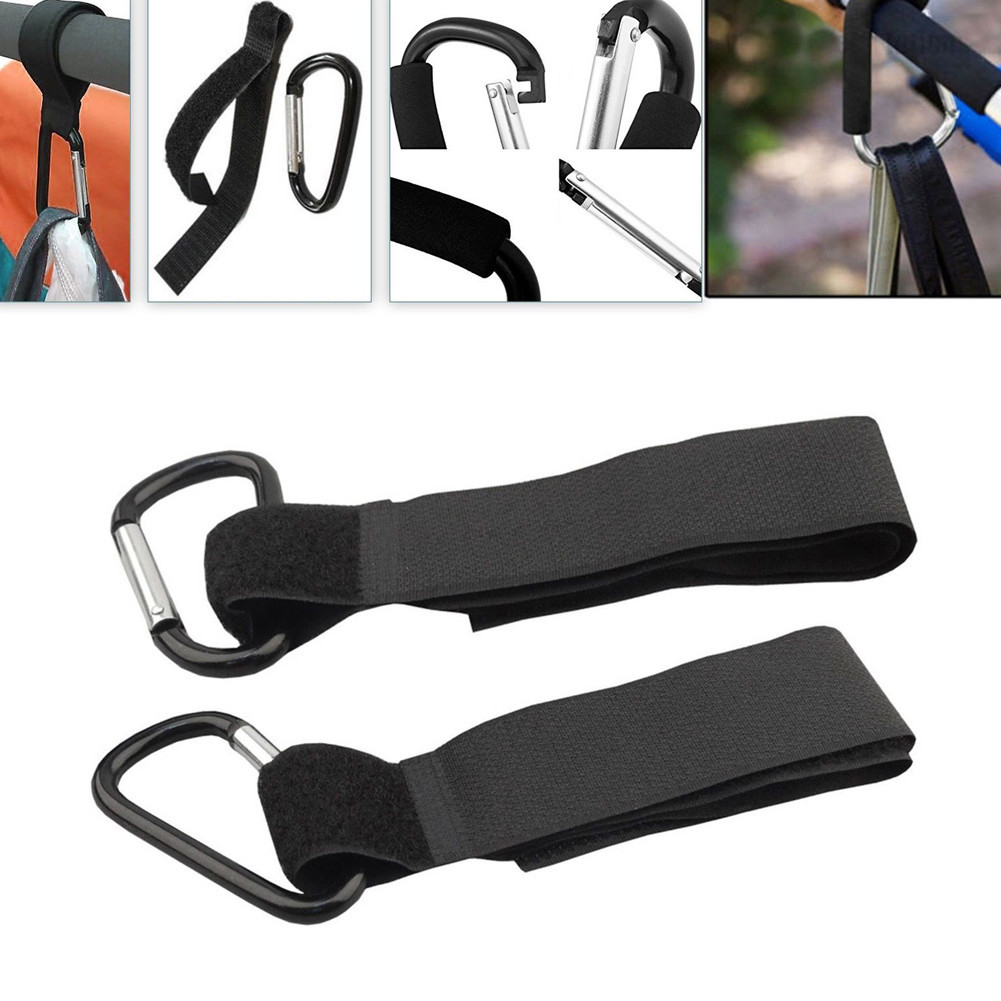 4 PCS New Universal Hook Pram Pushchair Shopping Bag Clip Mummy Buggy ...