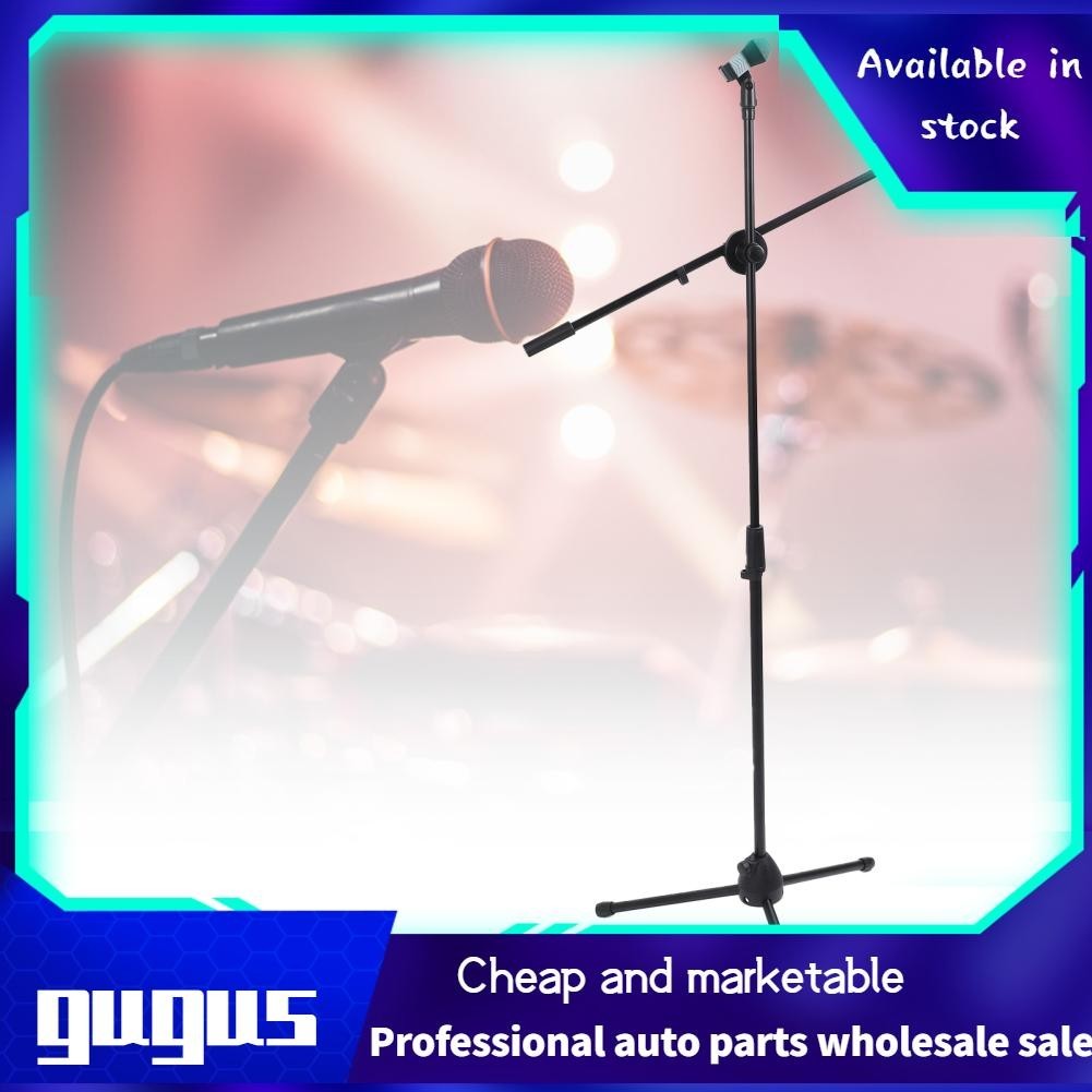 Gugushop Microphone Stand Stable Support Boom Arm Floor with Tripod ...