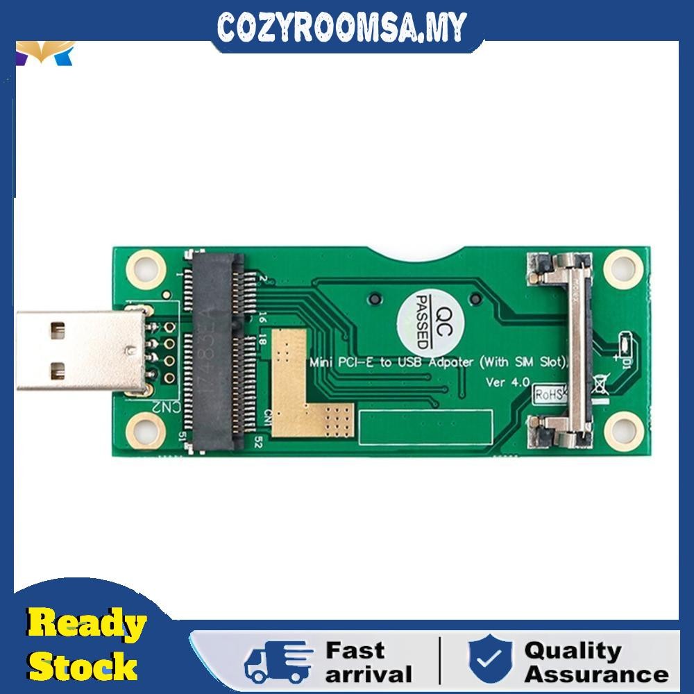 Anifcas Mini PCI-E to USB Adapter with SIM 8Pin Card Slot for WWAN/LTE Module | Shopee Malaysia