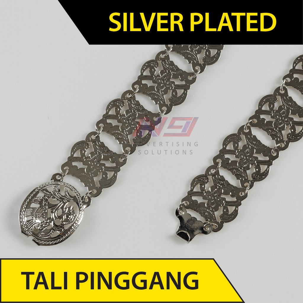 Tradisional Tali Pinggang Besi Pengantin Perak Kualiti Premium Silver ...