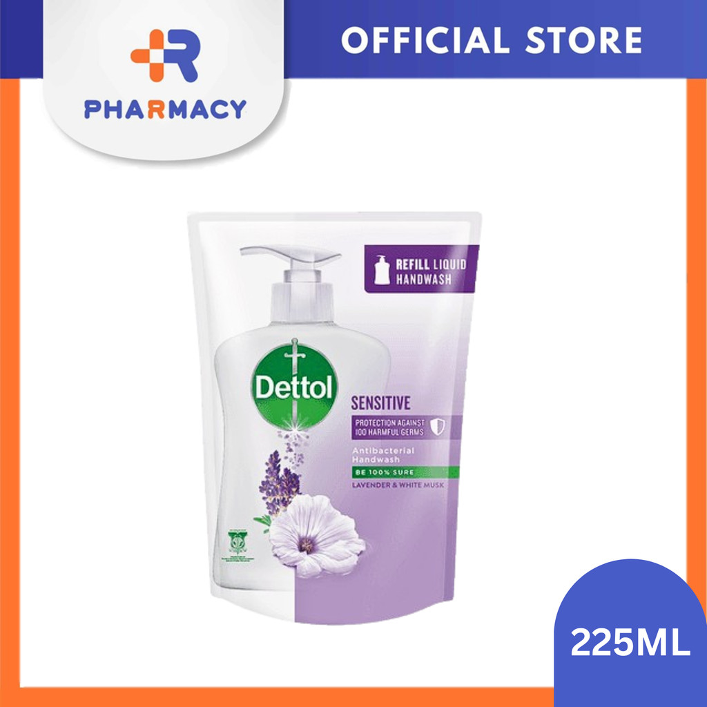 R Pharmacy | Dettol Hand Wash Sensitive Refill 225Ml | Shopee Malaysia