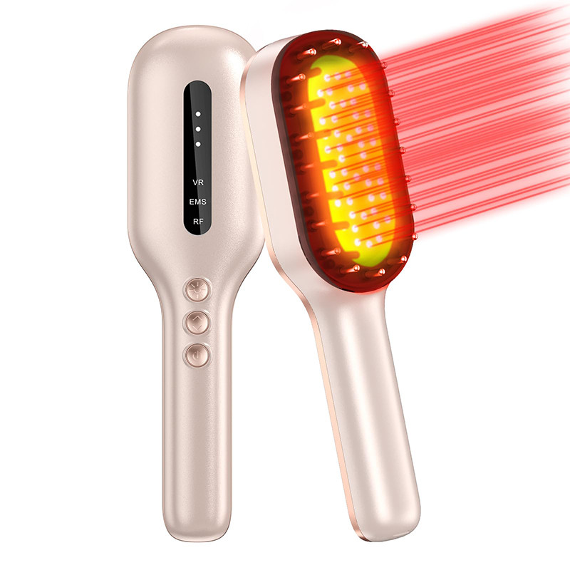 Red Light Hair Comb Anti-densification Scalp Care and Massage Add ...