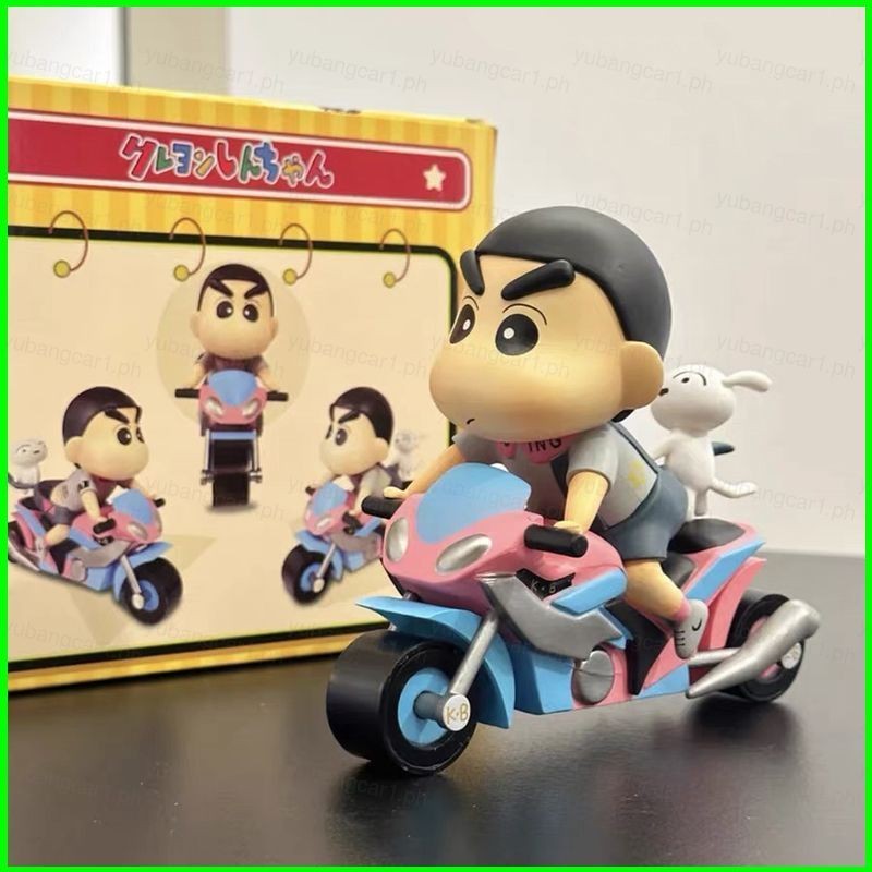 YB1 Crayon Shin-chan Action Figure Nohara Shinnosuke motorcycle The ...