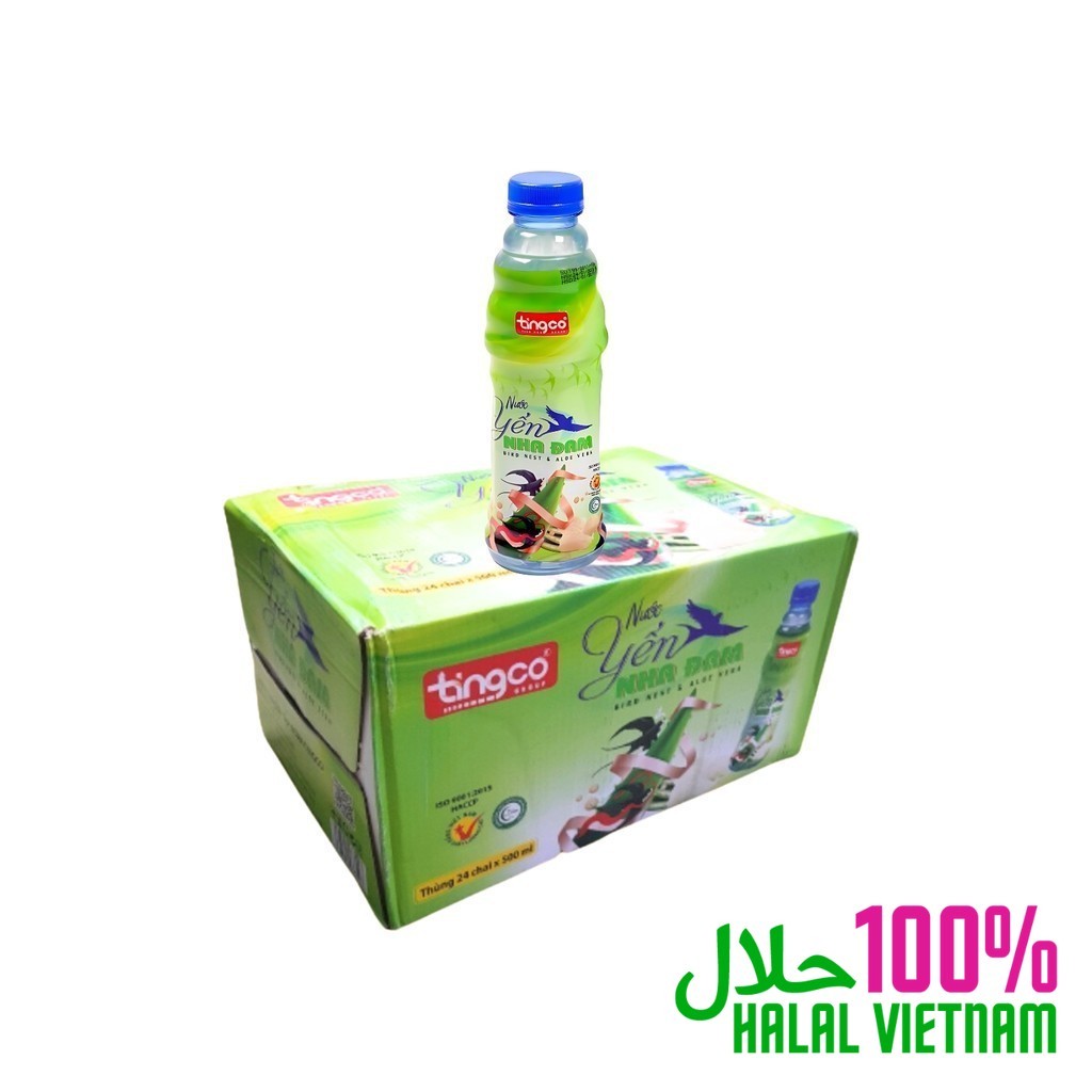 [Carton Deal] 24 bottles of Tingco Aloe Vera Bird's Nest Drink 500ml ...