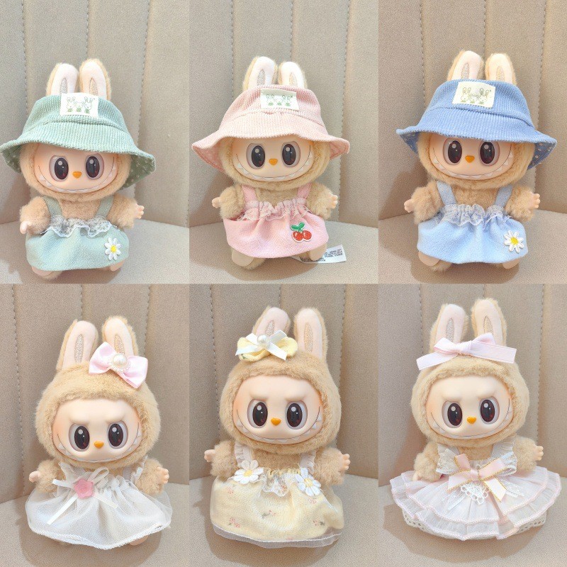 Labubu Doll 17cmlabubu Doll Second Generation Mystery Box Plush Doll ...