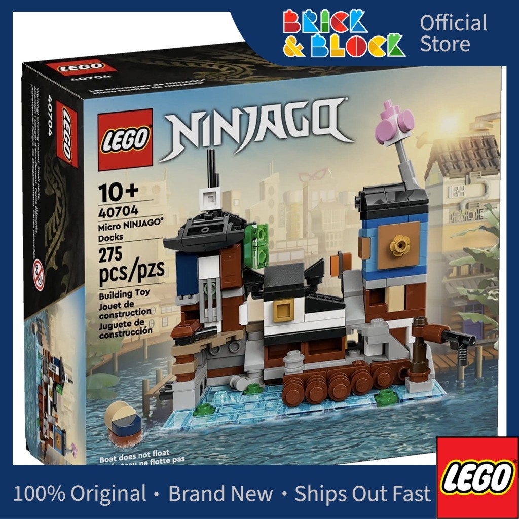 LEGO 40704 Micro Ninjago Docks | LEGO Ninjago | Shopee Malaysia
