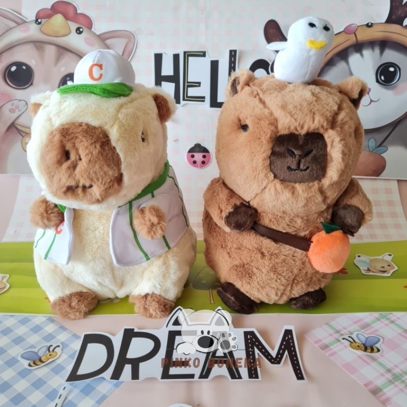 Capybara Jacket and Bag Doll | Shopee Malaysia