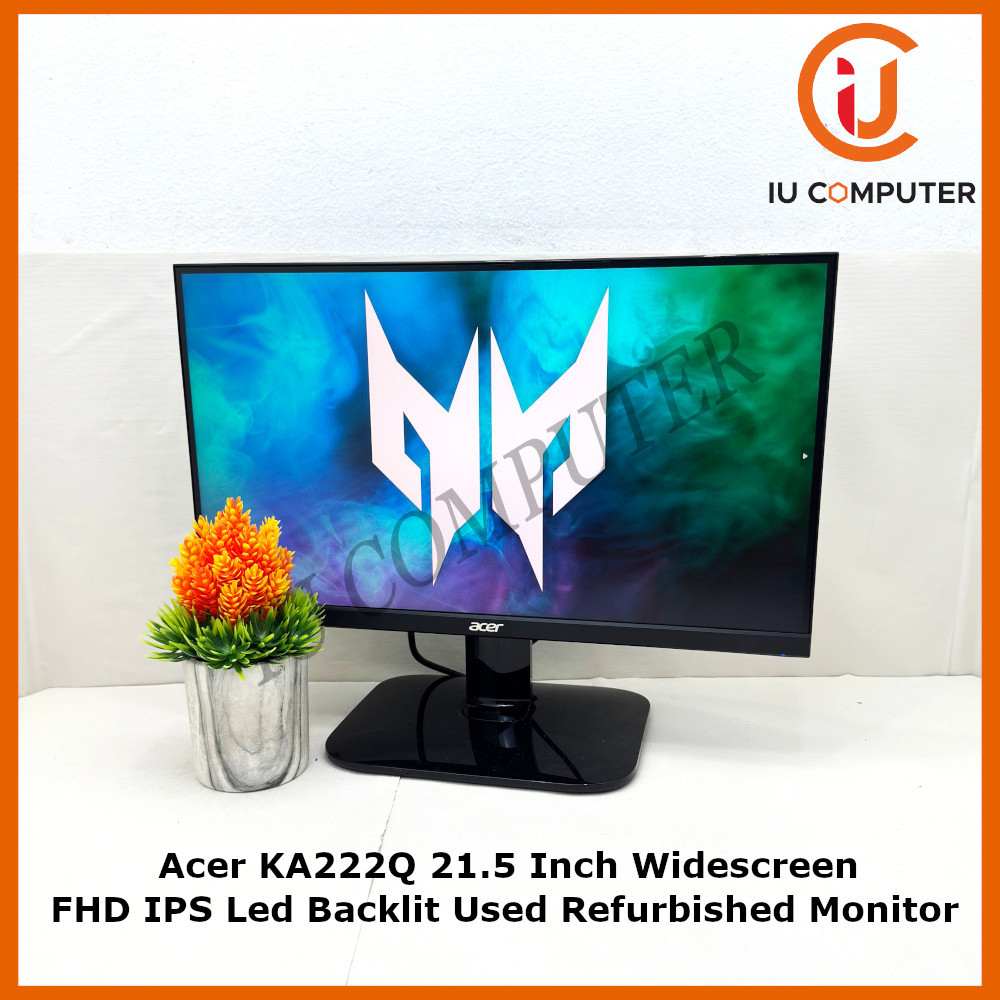 ACER KA222Q 21.5 INCH WIDESCREEN LED BACKLIT FHD IPS USED REFURBISHED ...