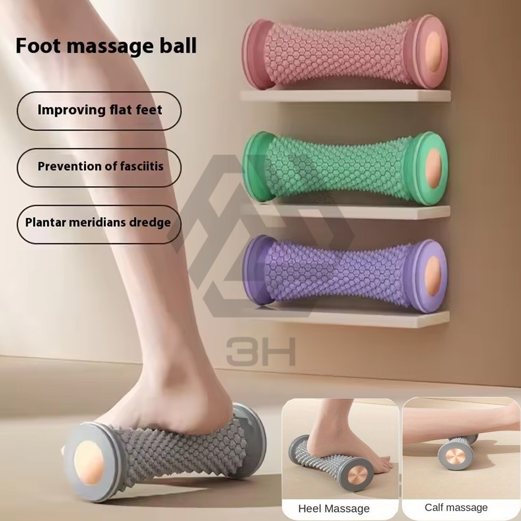 3H Alat Urut Tapak Kaki | Foot Pain Relief Massager Roller | Roller ...
