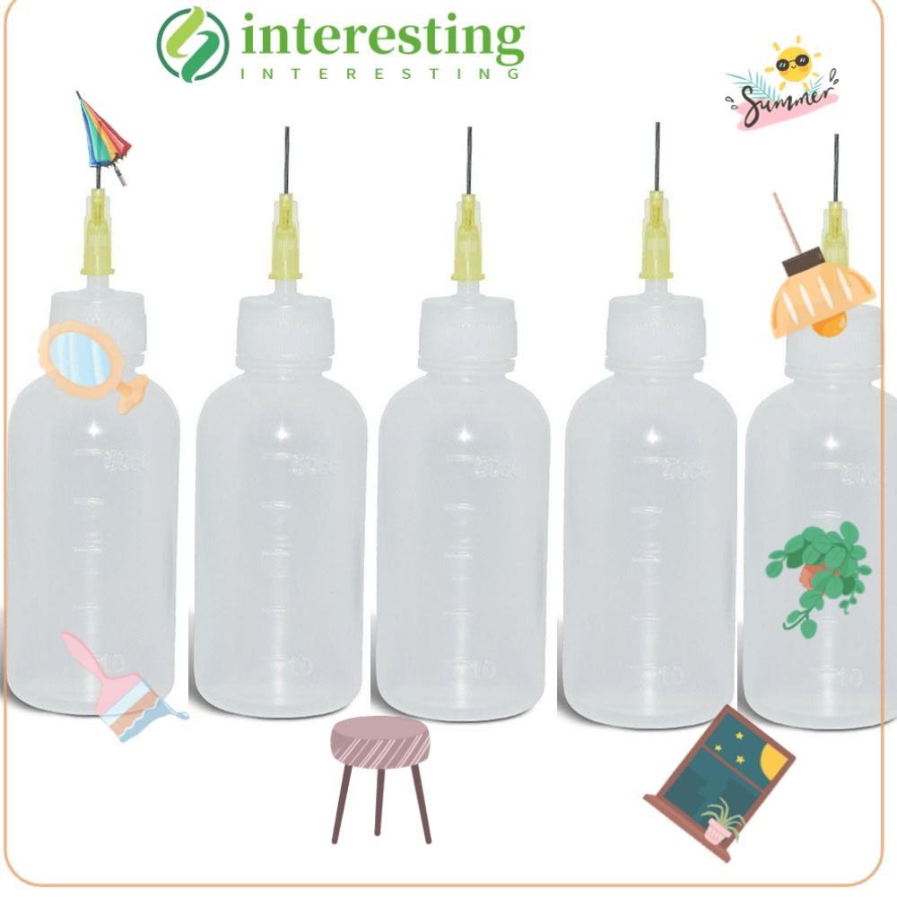 INTERESTING 5pcs Liquid Flux Dispenser, Leak Proof PE+Stainless Steel ...