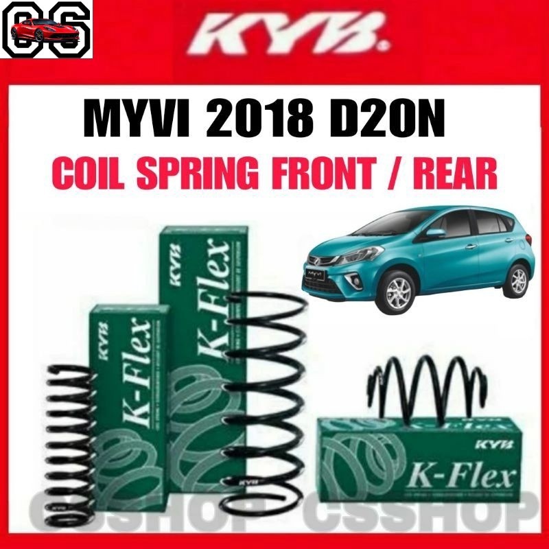CS PERODUA MYVI D20N (2018~) FRONT / REAR / SET COIL SPRING STANDARD ...