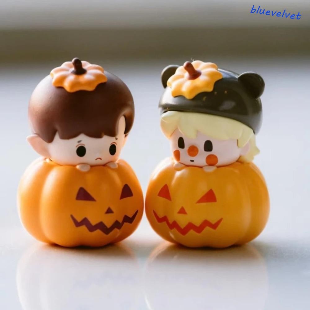 BLUEVELVET Halloween POPMART Bean, Labubu Time Pumpkin Model Pumpkin ...