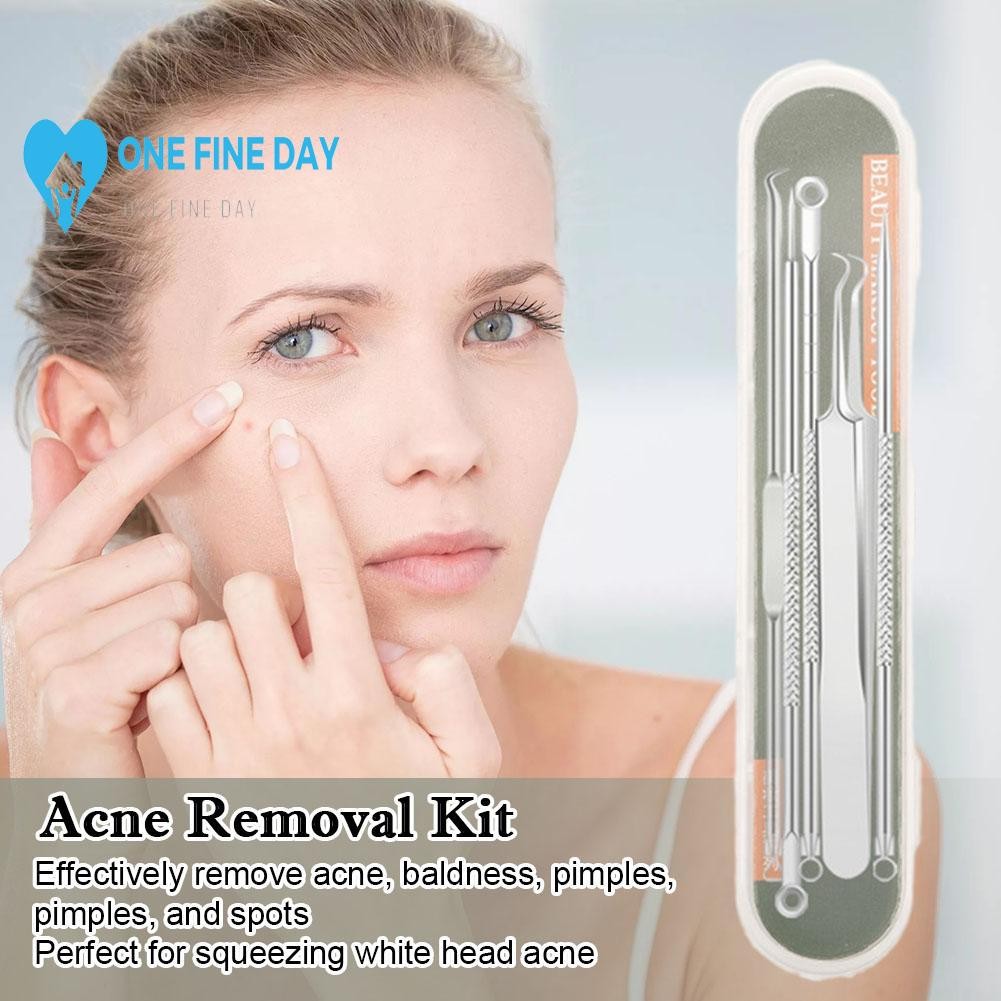 Stainless Steel Acne Clip Set Acne Pimples Spot Kit Removal W7r3 ...